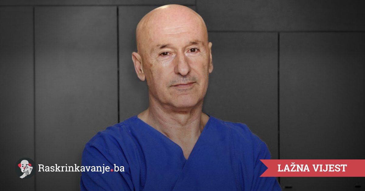 Doktor Solaković nije promovisao Hypertea niti je “ubijen” zbog toga ...