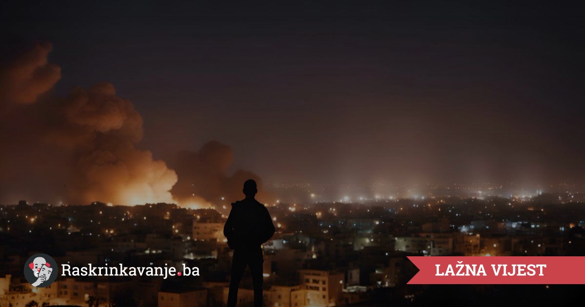 Raskrinkavanje - Snimak “napada na Tel Aviv” prikazuje eksplozije na ukrajinskom Krimu