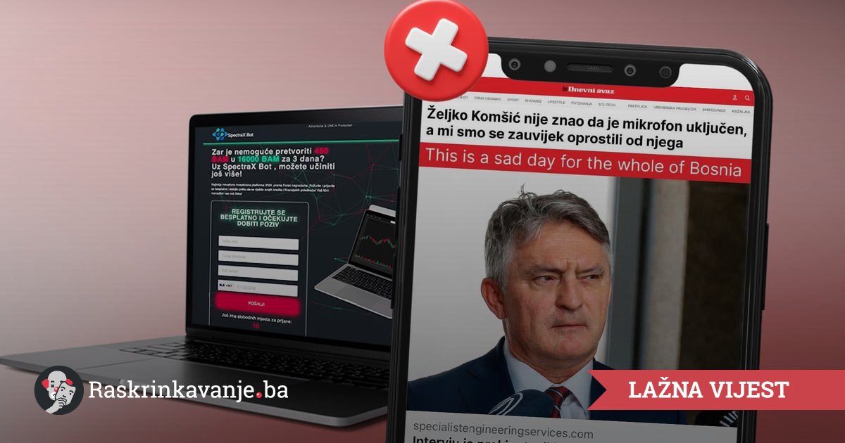 Raskrinkavanje - Novi izmišljeni intervju sa Željkom Komšićem za ...